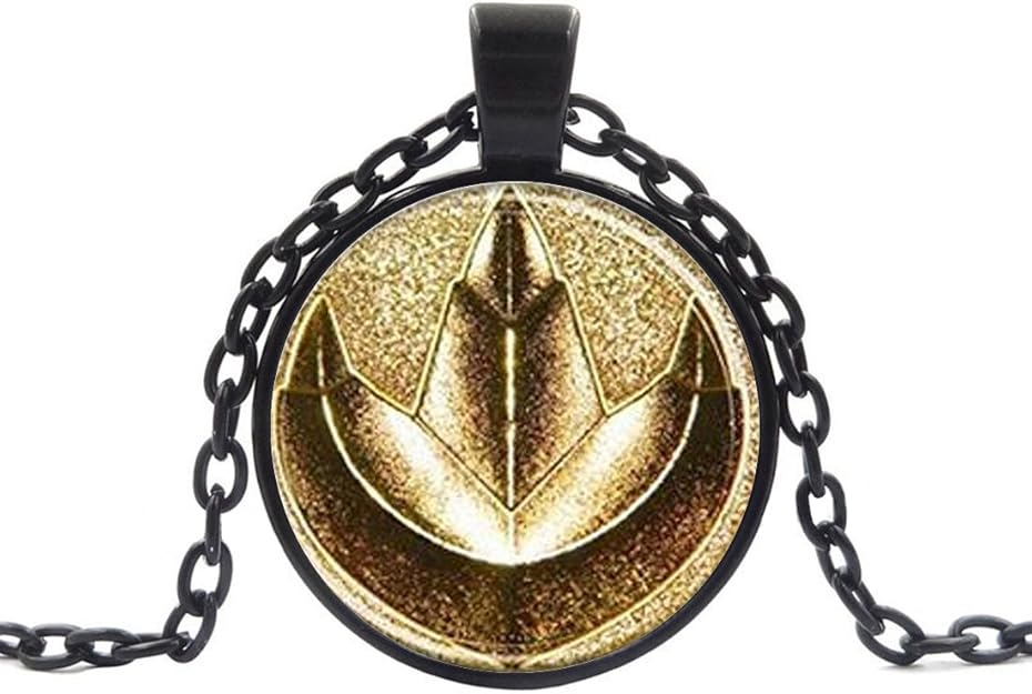 Round Shape Handmade Mighty Morphin Power Rangers Green Ranger Pendant ...