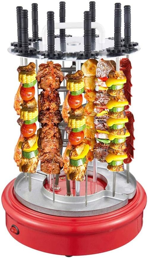 Review NOLOGO 1350W Vertical Electric Grill, 360 ° Automatic Rotation ...