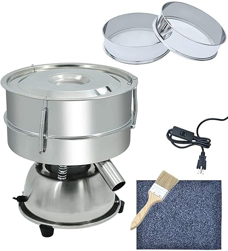 Automatic Sieve Shaker, 40 Mesh and 60 Mesh Flour Sifter, Electric ...
