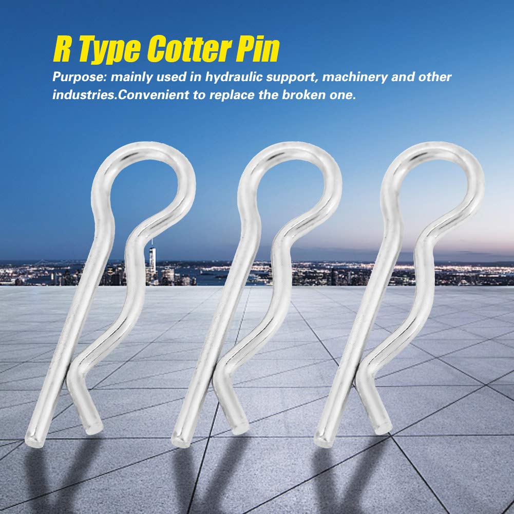 Split Pin 50pcs 18mm R Type Cotter Pins - Galvanized Iron Retaining ...