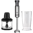 Amazon.com: MasterChef Immersion Blender Handheld, Stainless Steel Hand ...