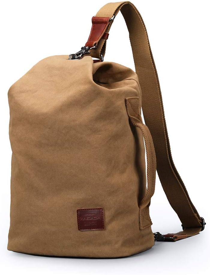 XINCADA Mens Messenger Bag Chest Shoulder Bag Canvas Sling Bags ...