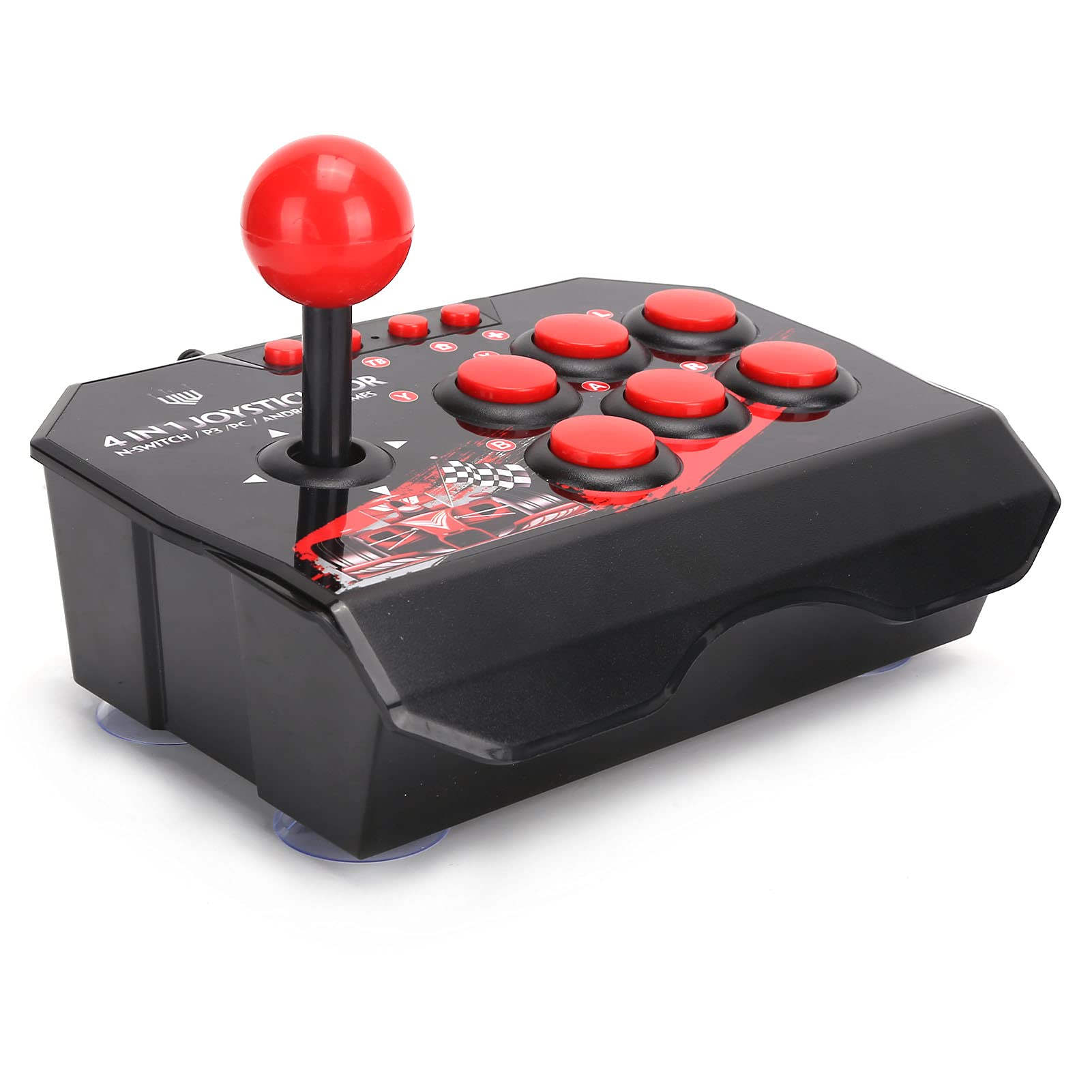 PUSOKEI Arcade Fight Stick PC Game Joysticks, Wired Arcade Game ...