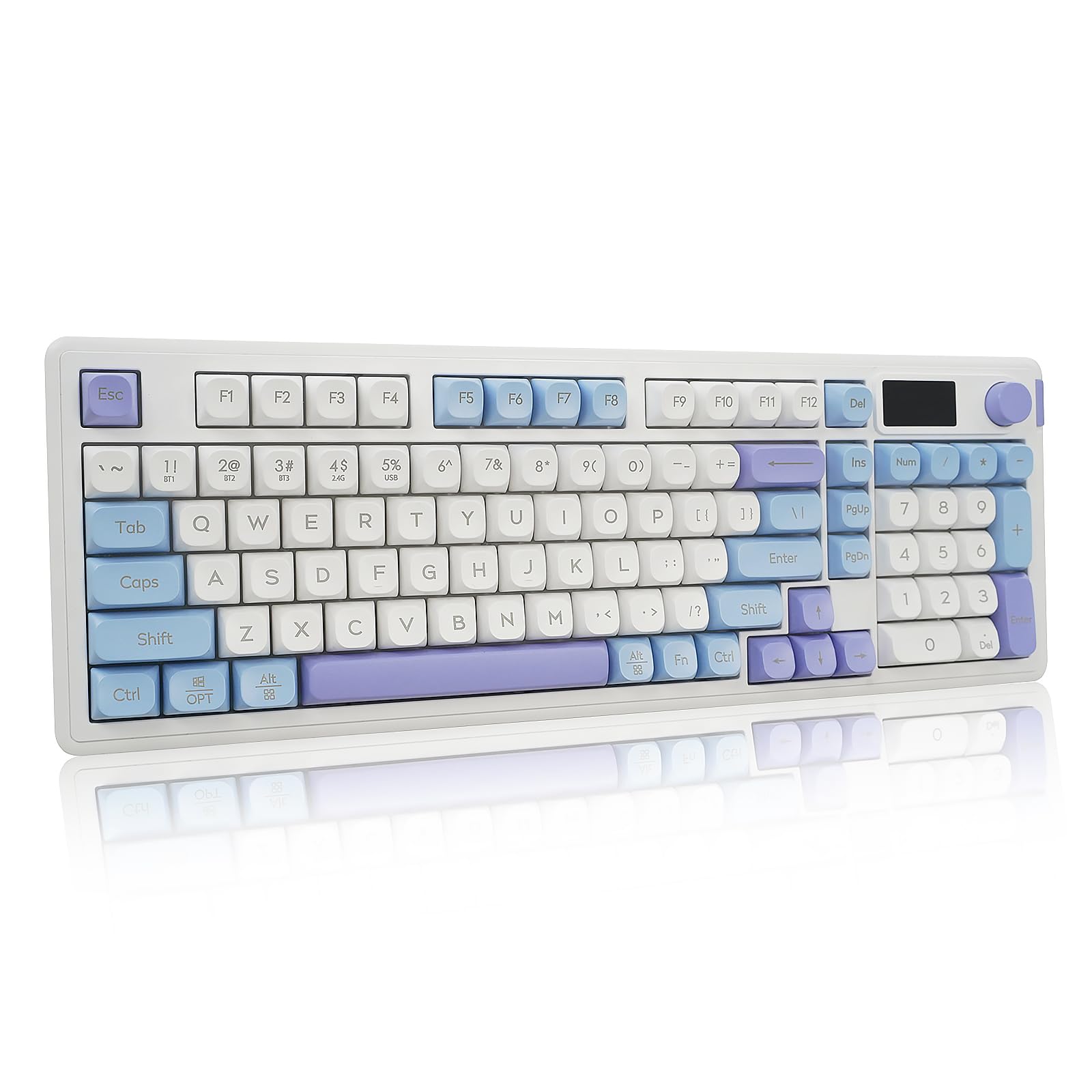 YinRazer L98 Wireless Mechanical Keyboard - Tri-Mode BT5.0/2.4GHz/USB-C ...