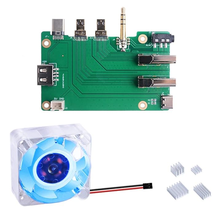 Buy GeeekPi Raspberry Pi Set-top Box Kit,Raspberry Pi 4 Extension Board ...