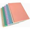 Amazon.com : ALIMITOPIA Spiral Notebook Journal,College Ruled Plastic ...