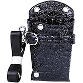 Amazon.com: Scissor Bag, PU Leather Scissors Case Waist Pouch Professional Hairdressing Shears ...