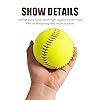 Practice Softballs - 12 Inch Fastpitch Softballs, Official Size and ...