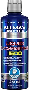 Amazon.com: ALLMAX Nutrition Liquid L-Carnitine 1500, Blue Raspberry ...