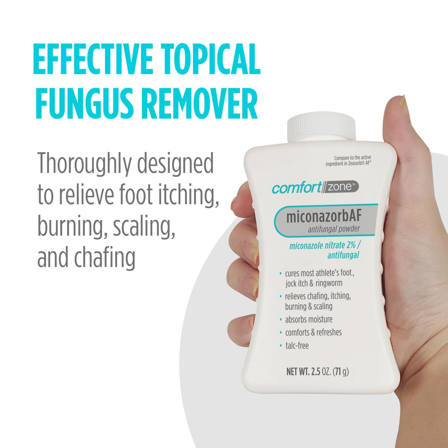 Mua Comfort Zone Miconazorb Antifungal Powder, Talc-Free, Miconazole ...