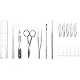Amazon.com: 18 Piece Dissecting Kit Including Scissors, Forceps ...