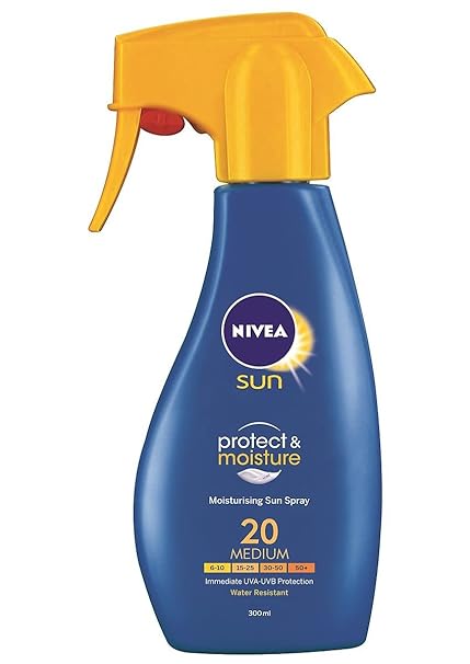 Nivea Sun Protect & Moisture Moisturising Trigger Sun Spray SPF 20 ...