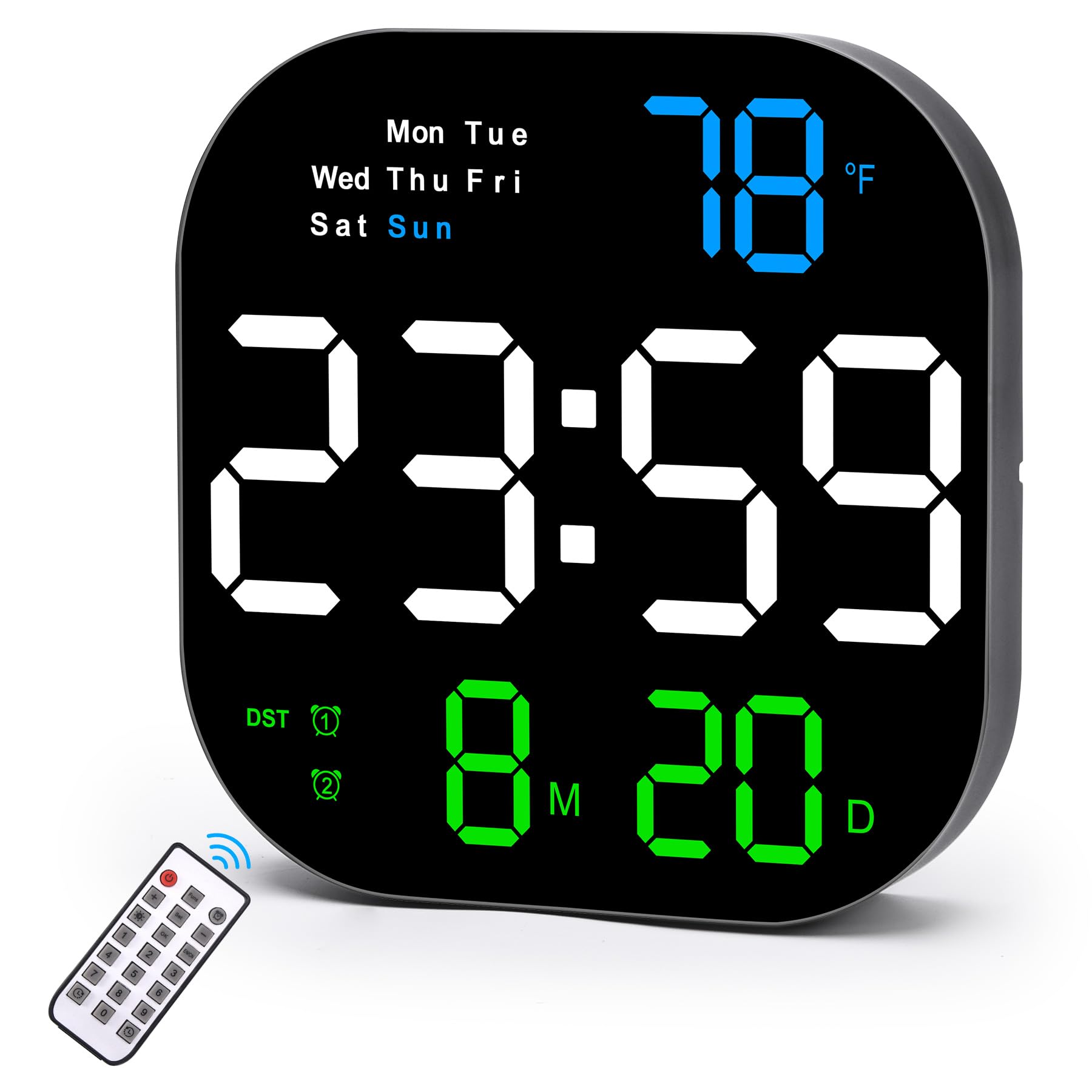 Mua SZELAM Digital Wall Clock, 10.5” LED Digital Alarm Clock Large ...