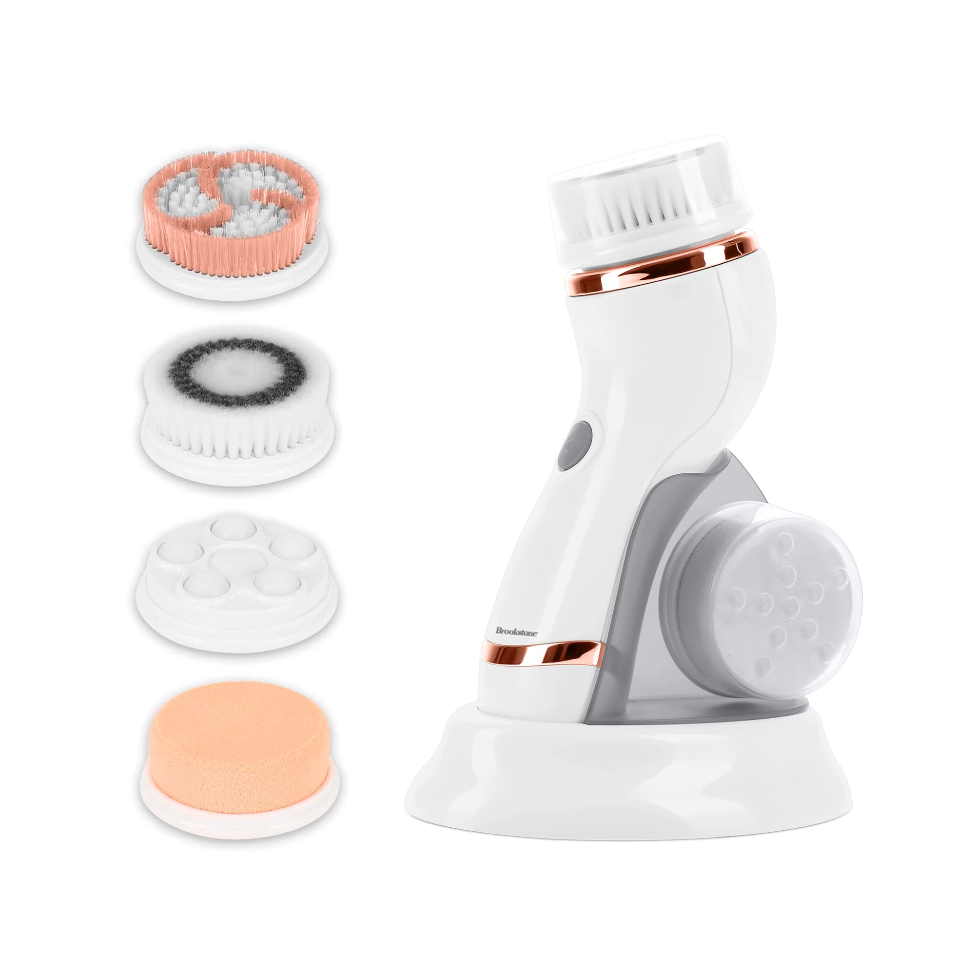 Mua Brookstone Facial Cleansing Brush Single and 6 Piece Set for Deep ...