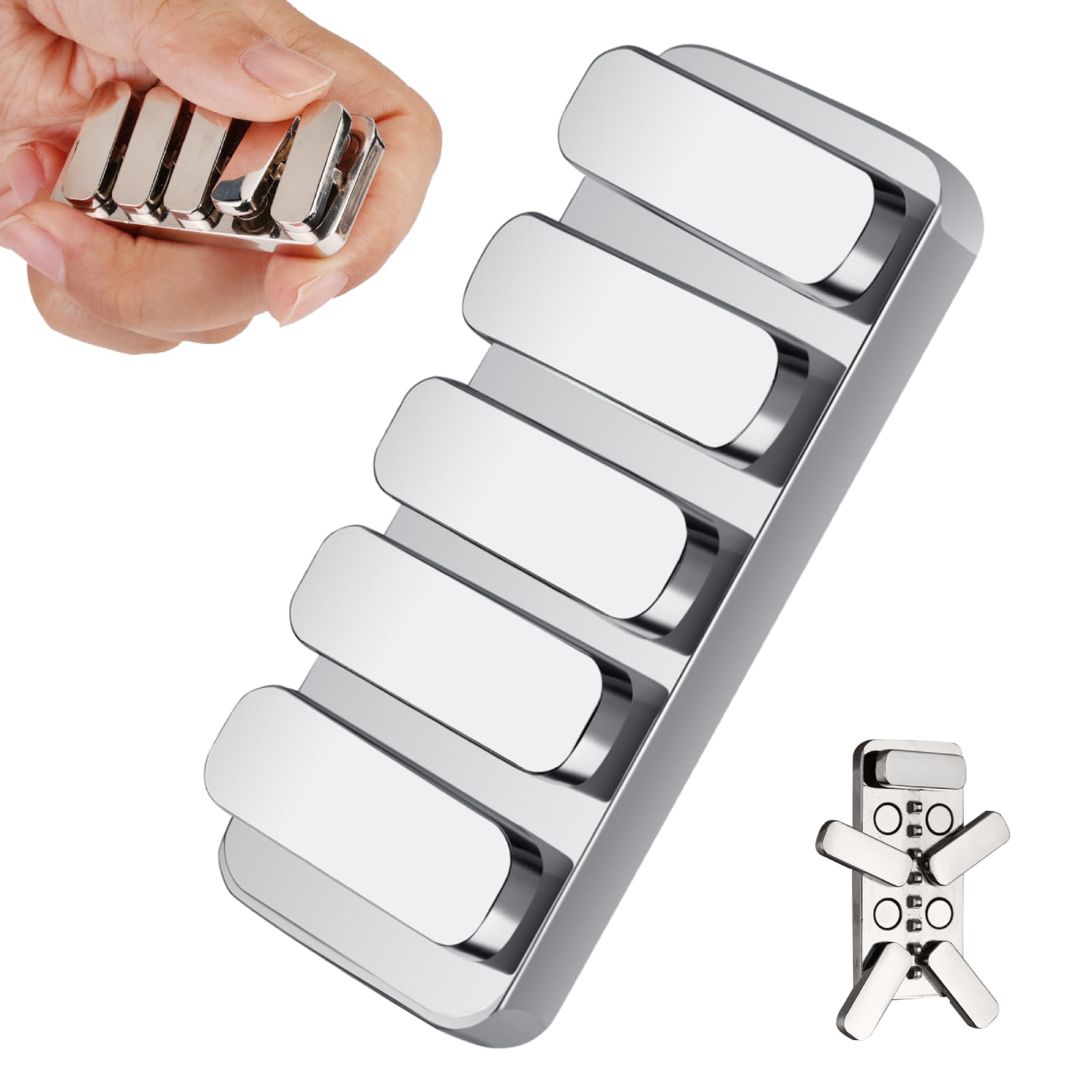 Fidget Slider Toys Adults, Metal Fidget Haptic Clicker with 3 Noise ...