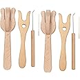 Amazon.com: Lyshujli 8Pcs Lucet Knitting Fork with Big Eye Needle for ...