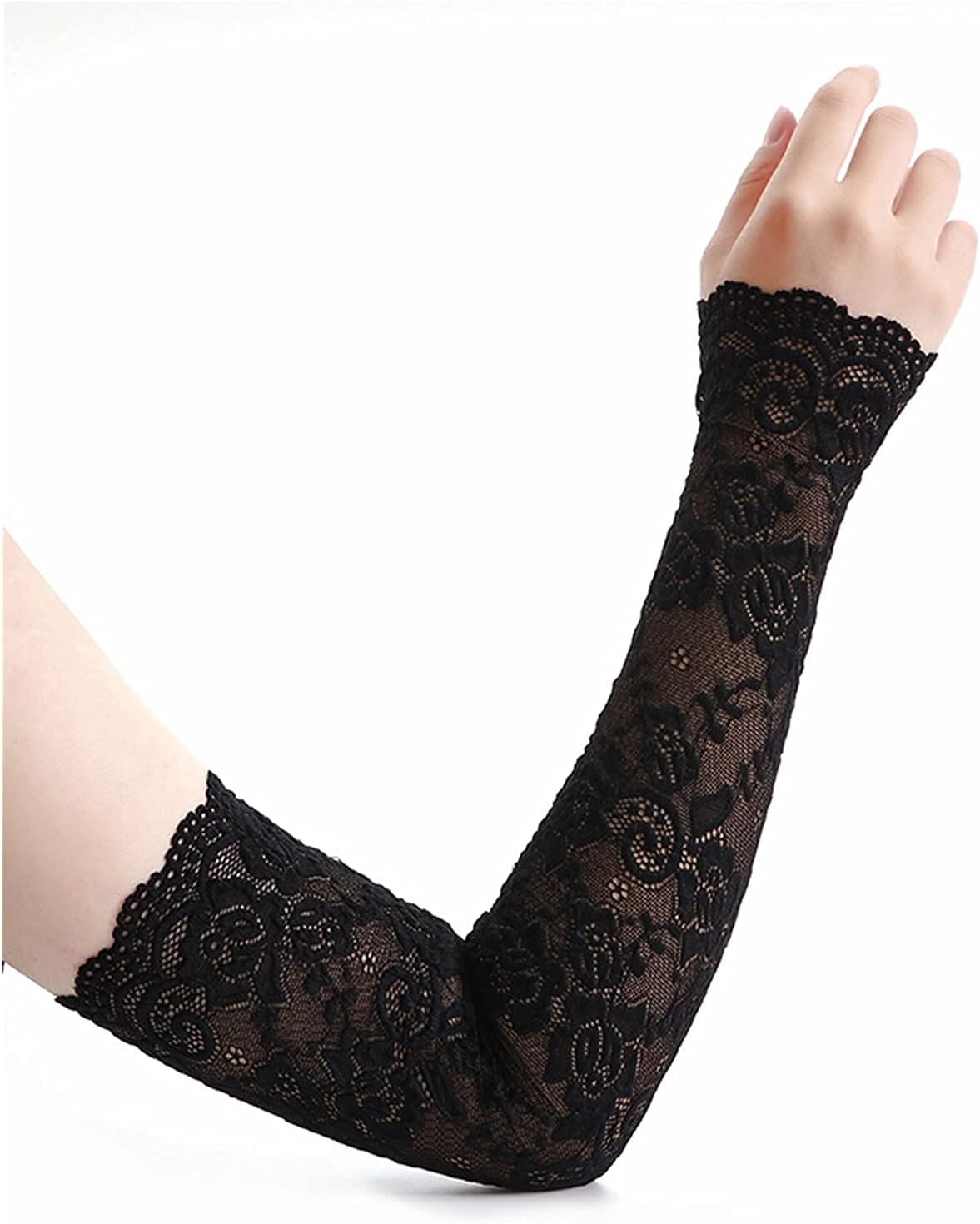 Summer Sunscreen Lace Arm Sleeve Women Arm Cover Fashion Classic ...