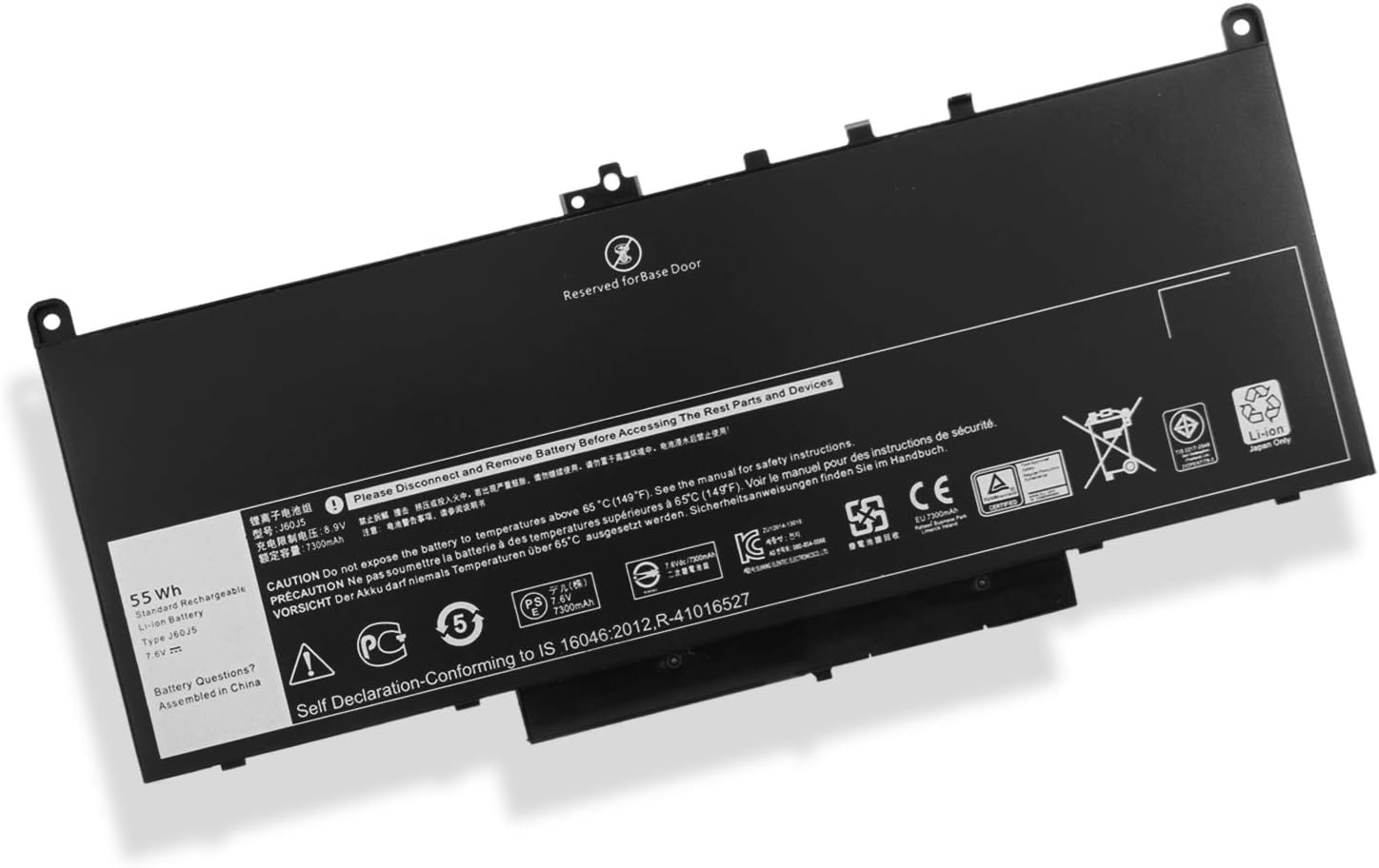 New J60J5 Laptop Battery Replacement for Dell Latitude: Amazon.co.uk ...