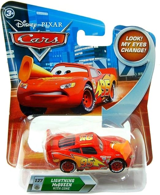 Disney Cars R8175 Lightning McQueen with Cone Cruisin Look my eyes can ...