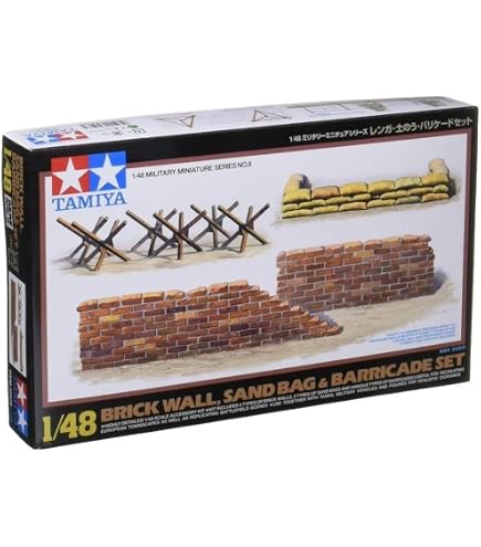 Scale Model Brick Sets Italeri 1/35 Scale WWII Brick Walls - Diorama ...