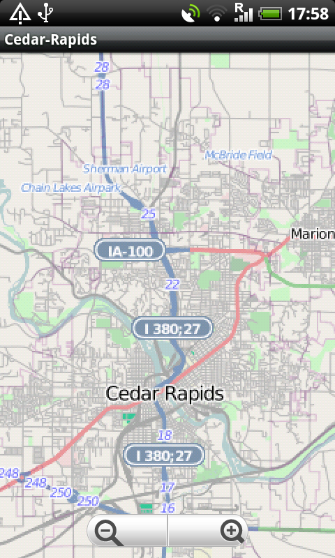 Cedar Rapids Street Map:Amazon.com:Appstore for Android