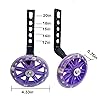 Mehome Flash Training Wheels for 12 14 16 18 20 Inch Kids Bike，Heavy Duty Training Wheels are ...
