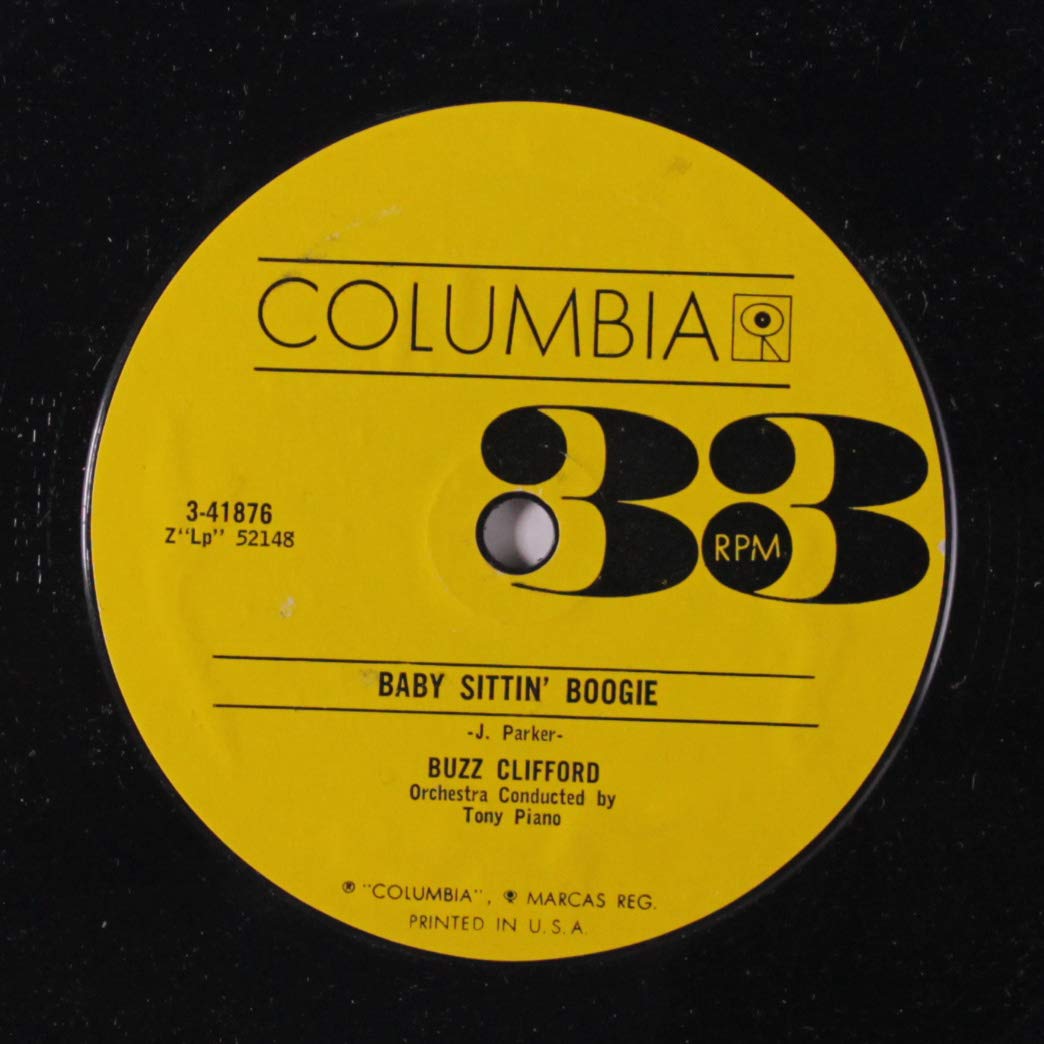 BUZZ CLIFFORD - baby sittin' boogie / driftwood 45 rpm single - Amazon ...