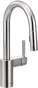 Moen 5965 Align One-Handle Pulldown Bar Faucet with Power Clean ...