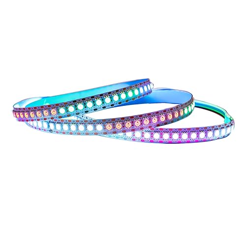 LOAMLIN WS2815 Individually Addressable RGB LED Strip (Upgraded WS2812B) 3.2ft 144Pixels Smart ...