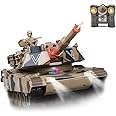 Amazon.com: Remote Control Tank for Boys,RC Tank,Alloy Material with ...