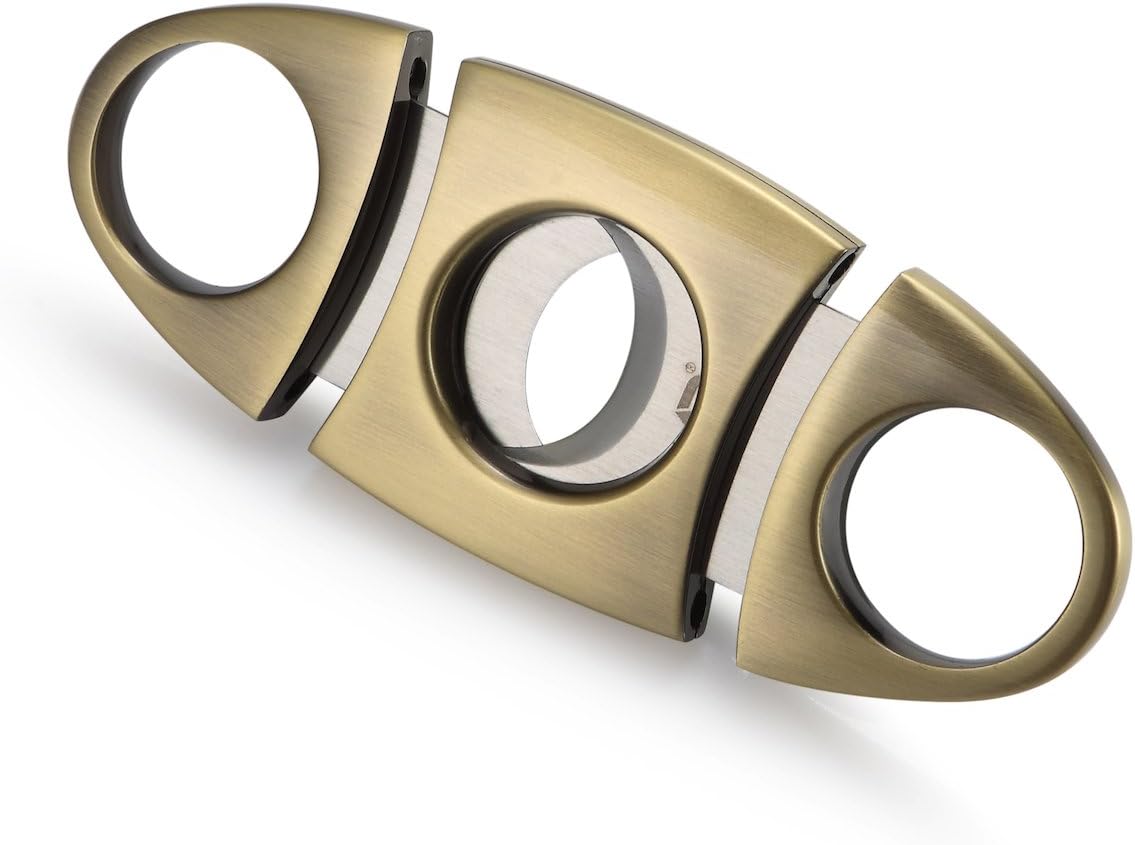 ALASKA BEAR – Antique Bronze Cigar Cutter Stainless Steel Guillotine ...