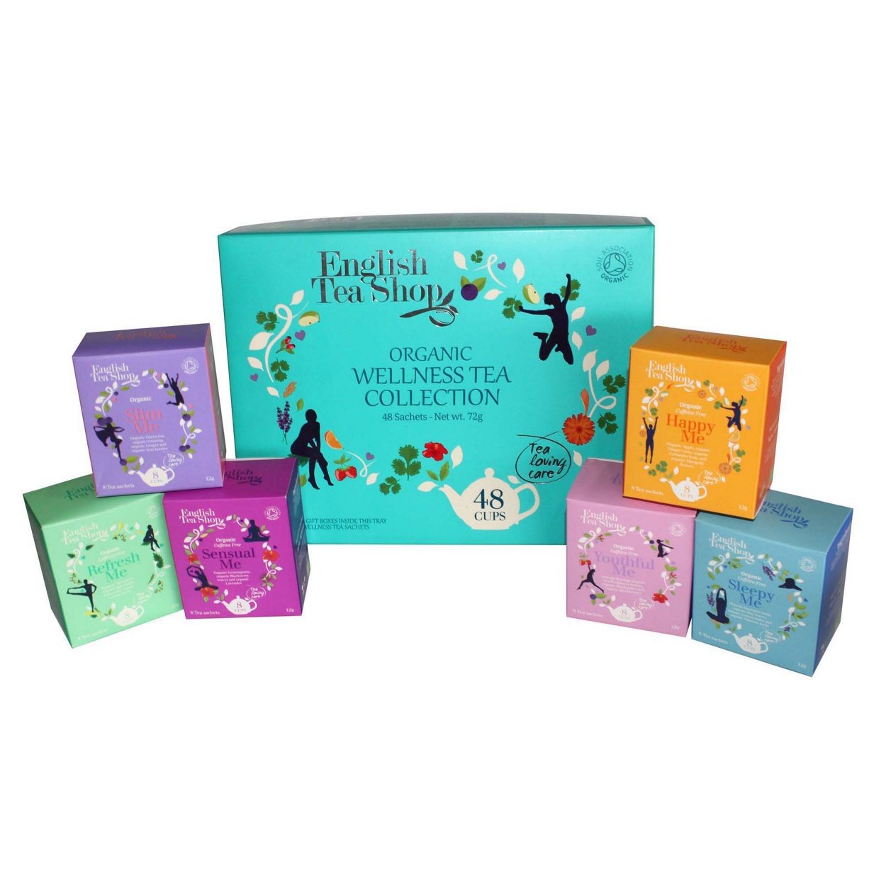 English Tea Shop Organic Wellness Tea Collection 48 Sachet Tea Bags english-tea-shop-organic-wellness-tea-collection-48-sachet-tea-bags