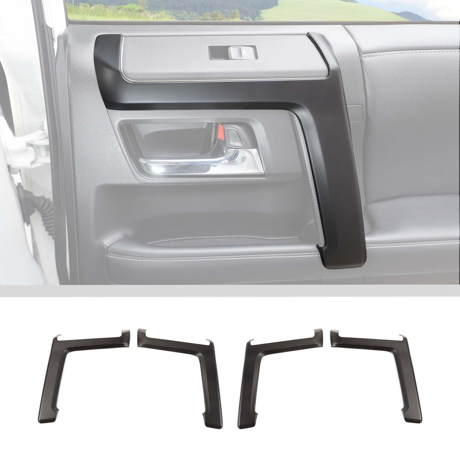 Voodonala for 4Runner Inner Door Handle Door Pull Cover Trim Decoration ...
