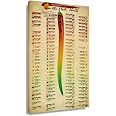 Amazon.com: Scoville Scale Poster Art Pepper Wall Art Chart Framed ...