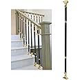 Amazon.com: Aluminum Stair Balusters with Screws, Black ＆ Gold Modern ...