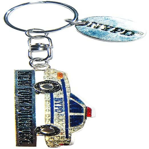 NYPD Official Police Car Souvenir Keychain : Amazon.in: Bags, Wallets ...