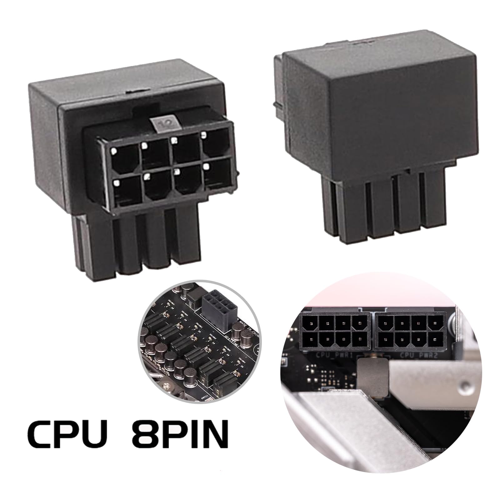 Mua Desktop CPU 8 Pin Power Adapter Mainboard 8 Pin 8 Pin 90 Degree ...
