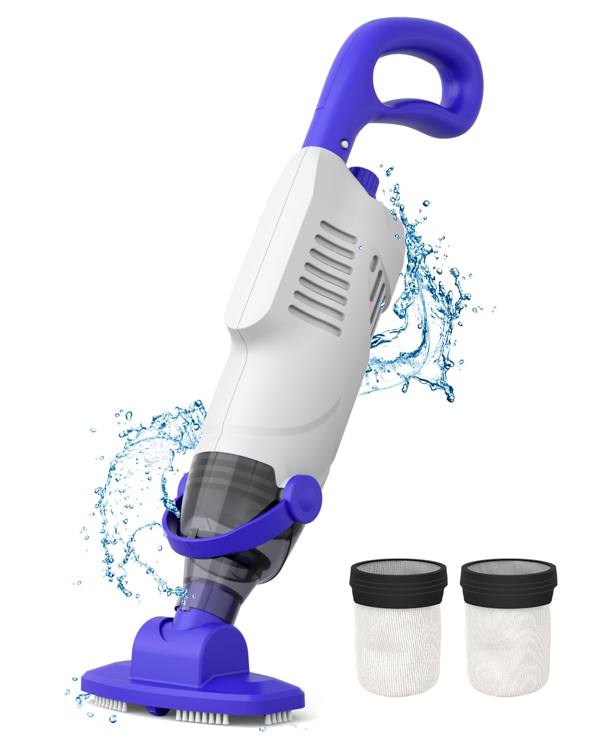 Wuwo Little Shark Pool Vacuum for Above Ground Pool, Hot Tub Vacuum ...