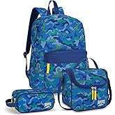 Roots Essential 3-in-1 Matching Water Resistant Kids Backpack and Lunch ...