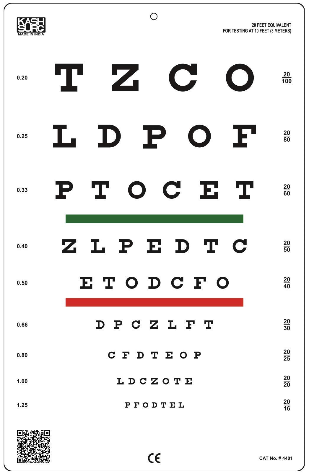 Snellen Chart With Red Green Lines 10 Feet Buy Online In Indonesia At snellen-chart-with-red-green-lines-10-feet-buy-online-in-indonesia-at