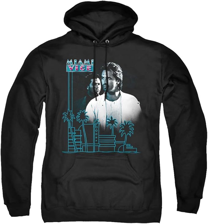 Amazon.com: Miami Vice Collection Unisex Adult Pull-Over Hoodie: Clothing