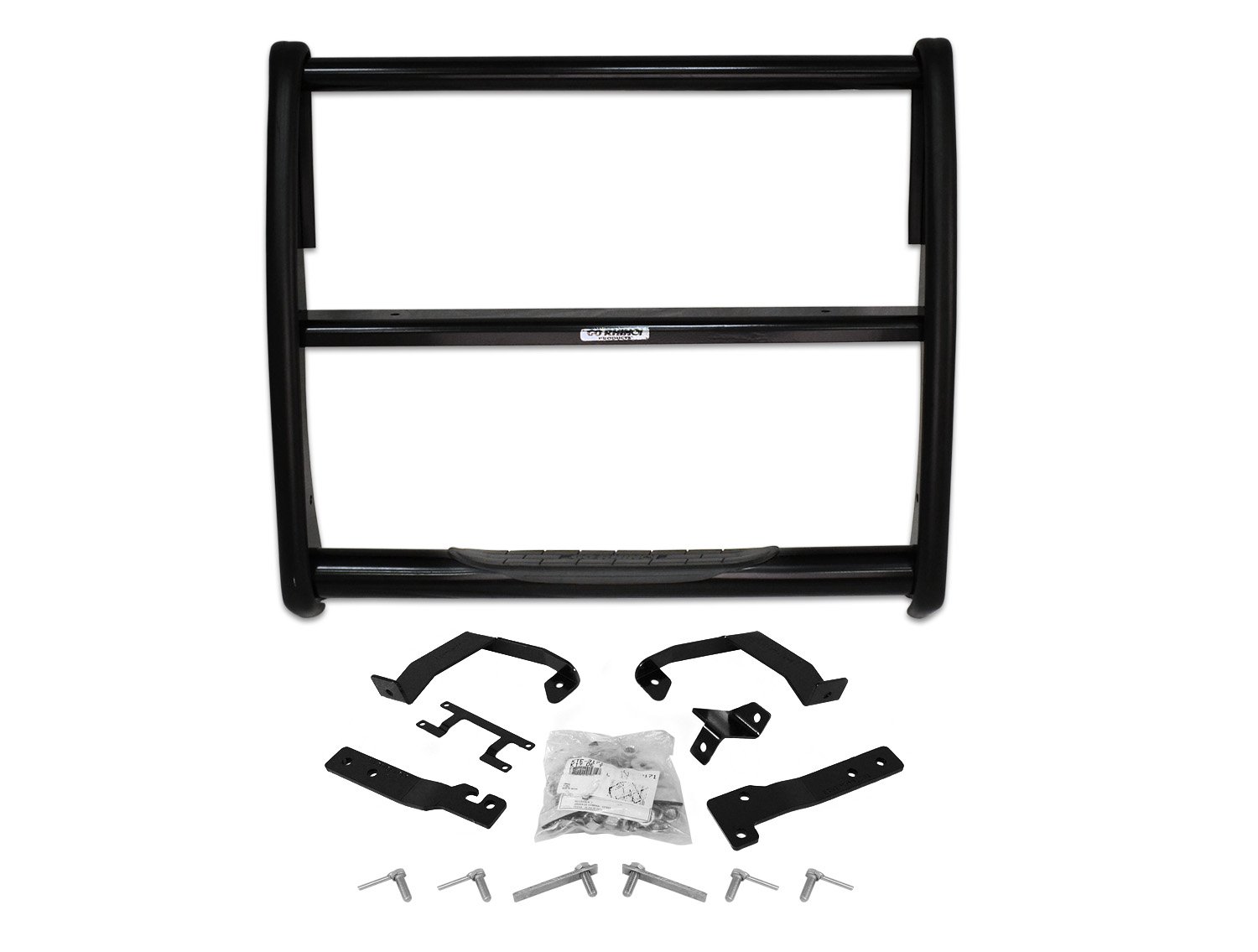 Go Rhino 3000 Series Center Grill Guard | Mild Steel, Black | 3174B ...