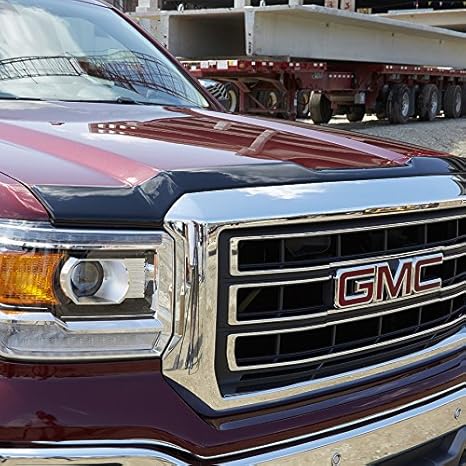 2015 GMC Sierra 1500 Molded Aeroskin Smoked Black Hood Protector ...