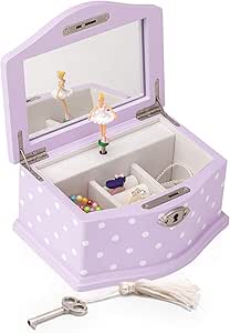 Amazon.com: Elle Jewelry Box - Ballerina Jewelry Organizer and Swan ...