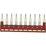 Dinkle Gray DK2.5N-S13109 DIN Rail Terminal Block Screw Type UL 600V 20A 12-22AWG, Pack of 100 ...