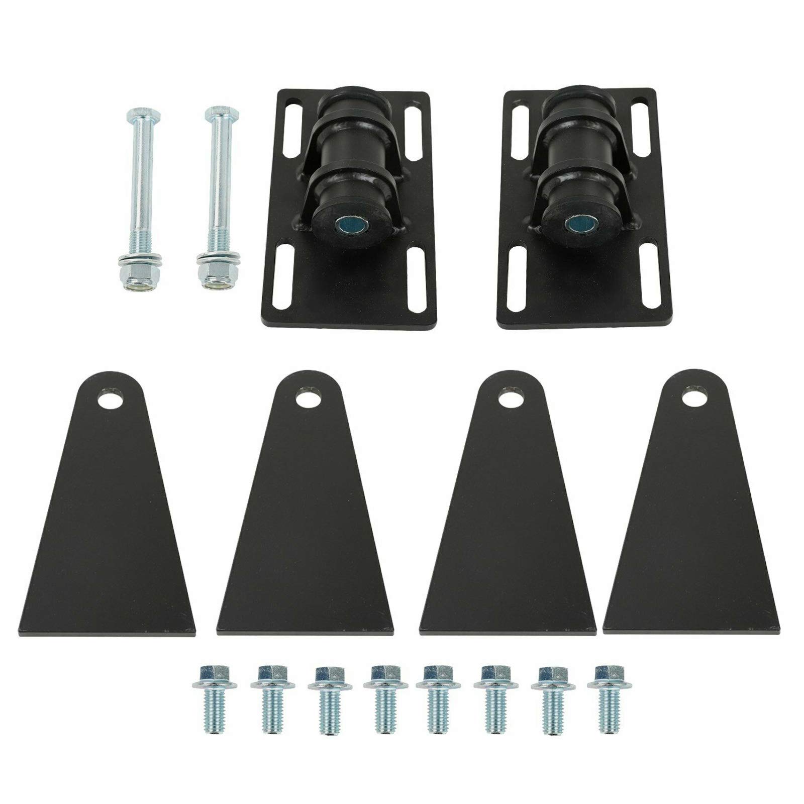 BLACKHORSE-RACING LS Swap Mounts Universal Adjustable Conversion Motor ...