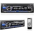 Alondy Single Din Car Stereo with CD DVD Player, Radio FM/AM Bluetooth Receiver MP3 / USB /SD ...
