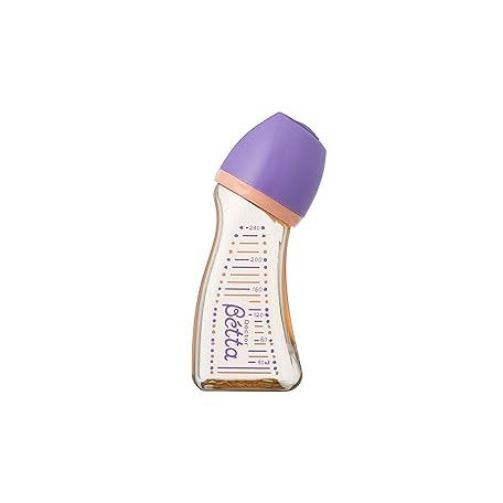 Mua Betta Dr. Betta Baby Bottle, Wide Mouth, WS2, Purple, 8.5 fl oz (240 ml), 0 Months-Made by ...
