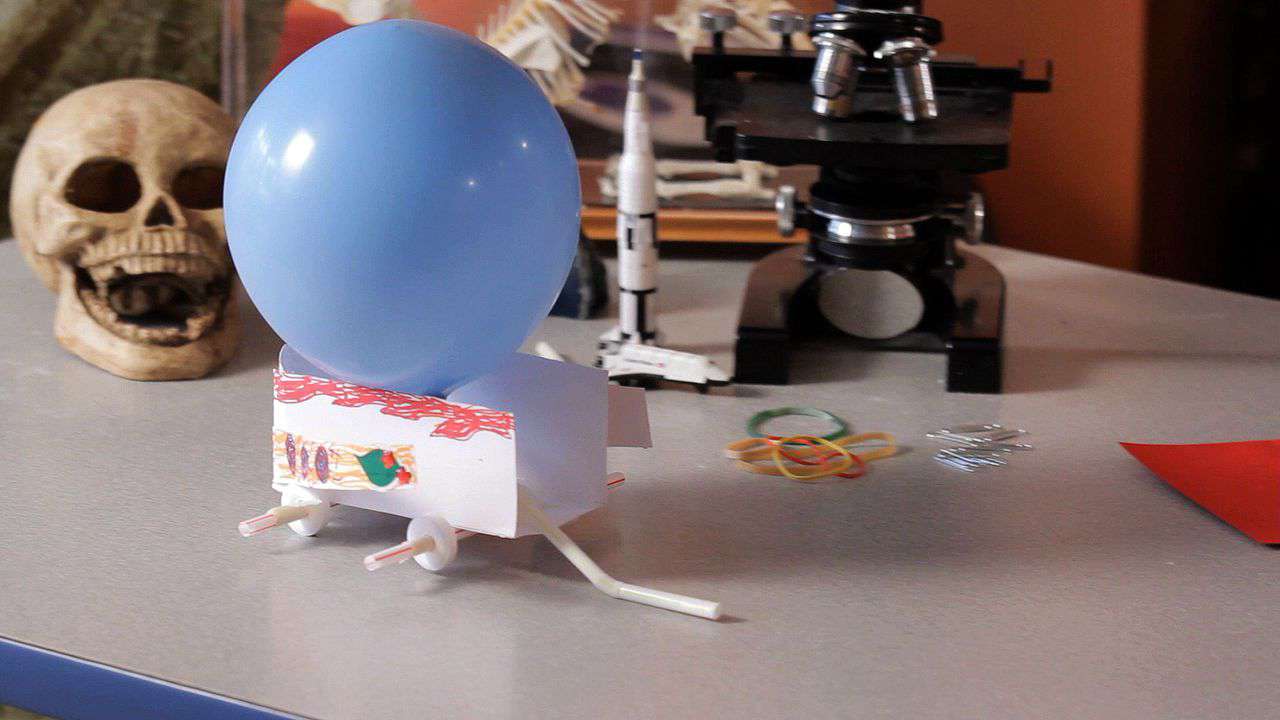 Watch How to Demonstrate Newton's Third Law of Motion using a Paper Car ...