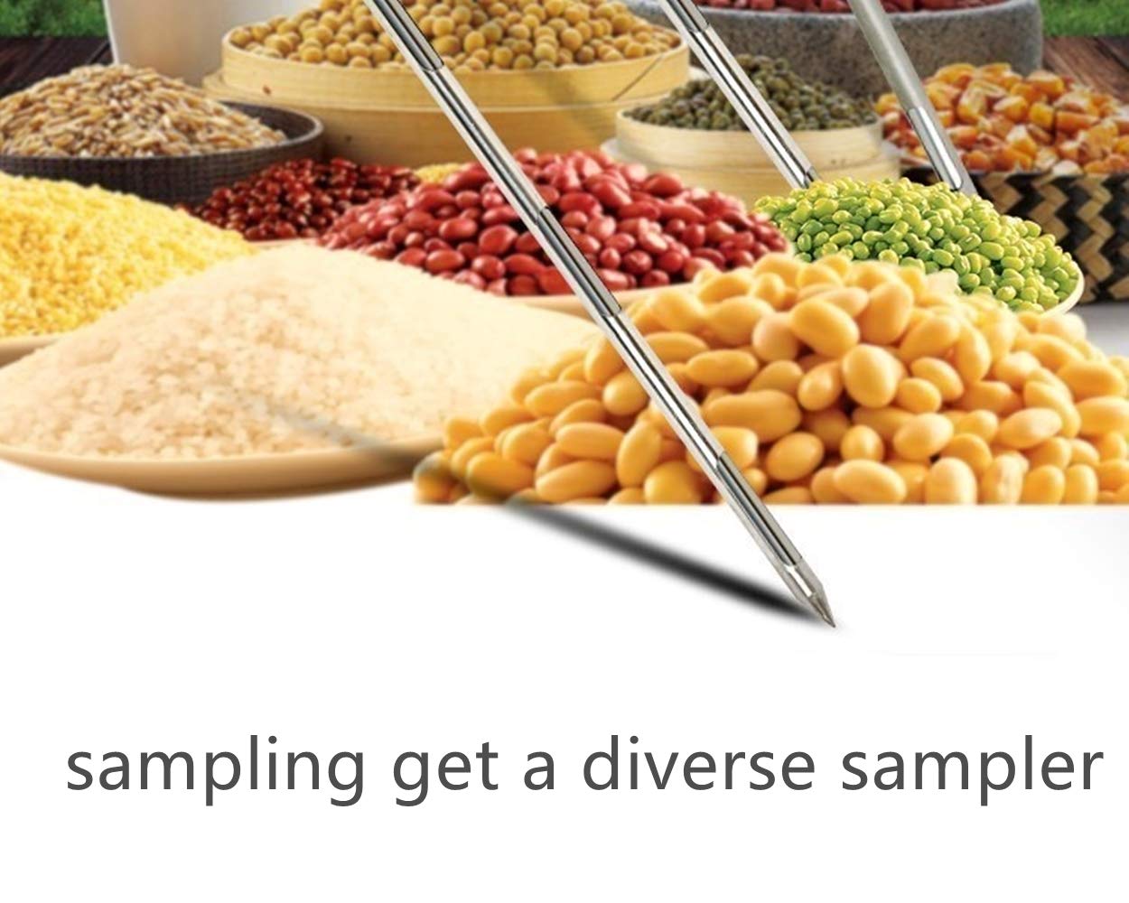 Double Tube Stratification，3 Slots Stainless Steel Grains Powder ...